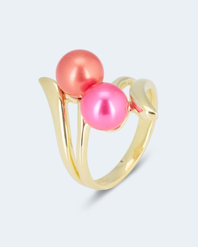 Pfeffinger Ring mit 2 Muschelkernperlen 8mm - online