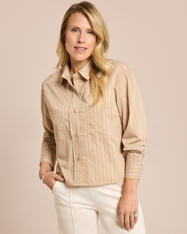 THOM by Thomas Rath Baumwollbluse gestreift, jetzt online bei HSE