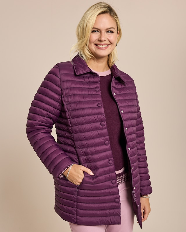 Helena Vera Übergangsjacke Softstepp lang | HSE Mode